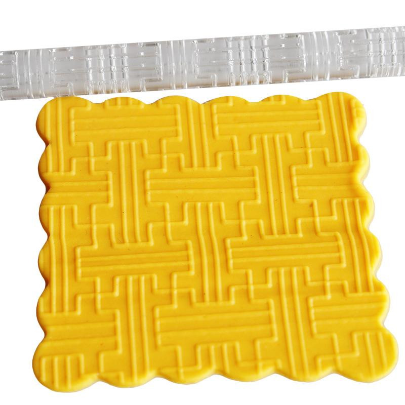 Acrylic Rolling Pin Geometric - Poly Clay Play
