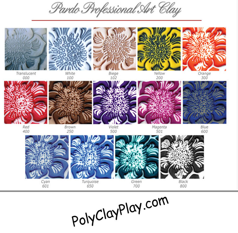Pardo Professional Art Clay - Magenta - Poly Clay Play