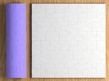 PCP Geo Wallpaper Seamless Texture Roller - Poly Clay Play