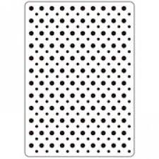 Multi Sized Dots - Background Embossing Folder 4.25"X5.75" - Poly Clay Play