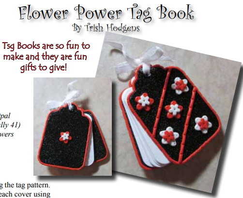 Tag Book - Flower Power Tutorials - Poly Clay Play