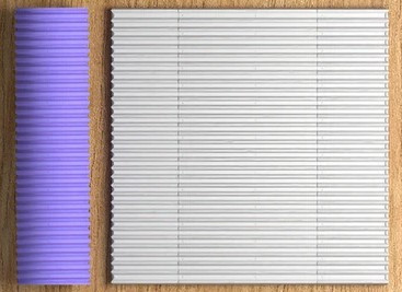 PCP Corrugated Metal Seamless Texture Roller - Poly Clay Play