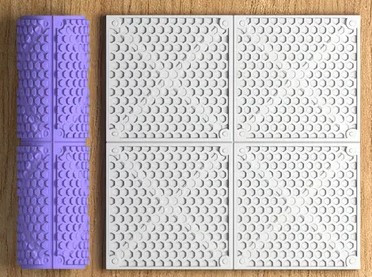 PCP Metal Grill Seamless Texture Roller - Poly Clay Play