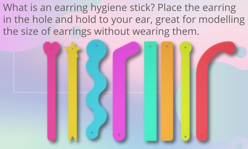 PCP Earring Try-On Sticks - Poly Clay Play