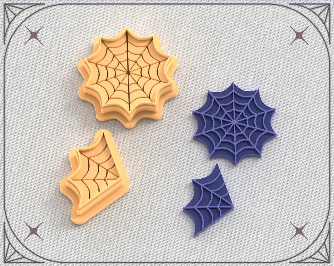 PCP Spider Webs Cutters Set - Poly Clay Play