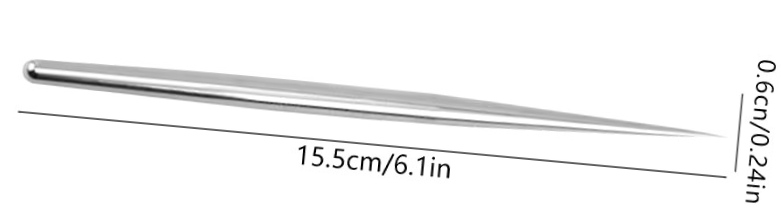 Stainless Steel Modeling Stick Needle Tool - Poly Clay Play