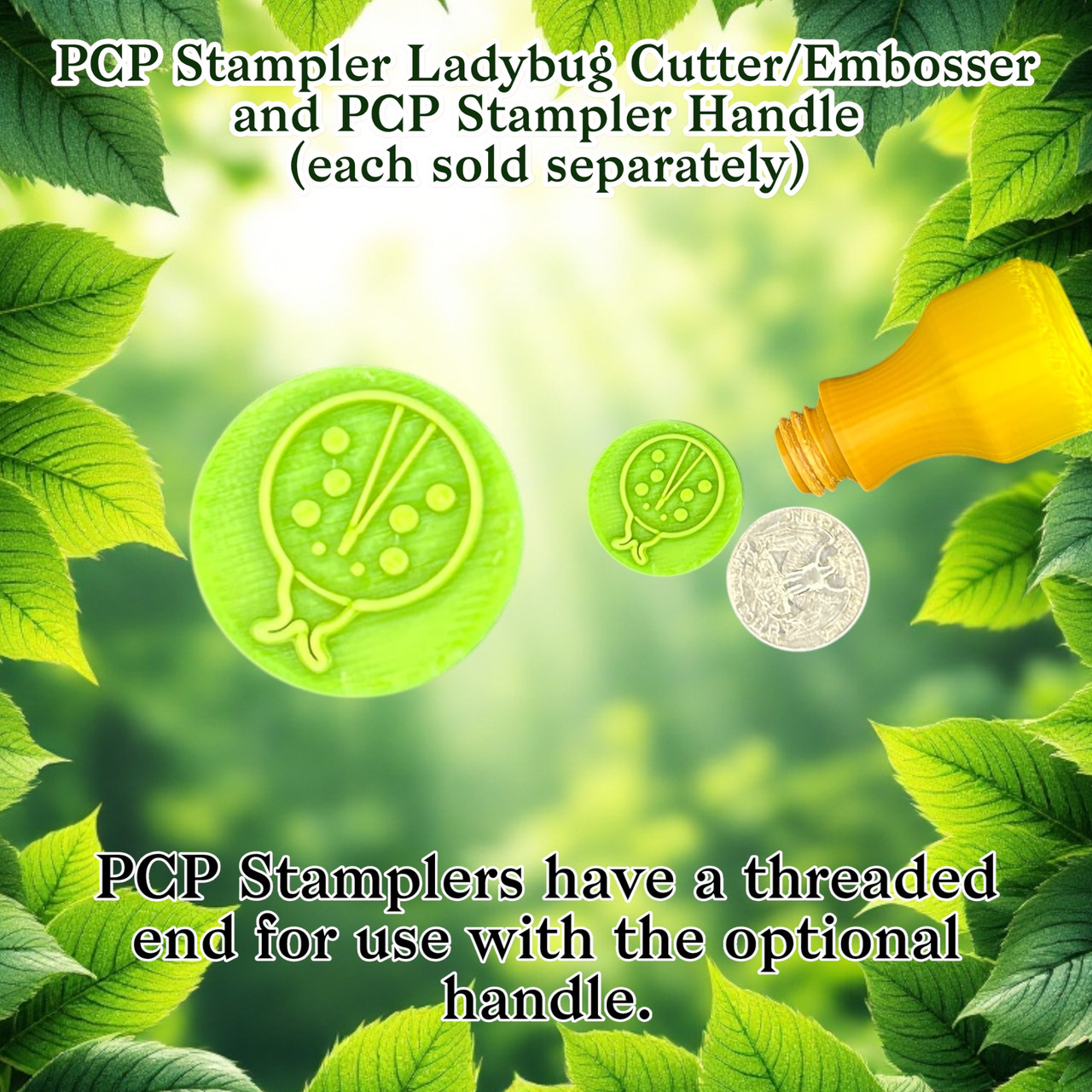 PCP Stampler Ladybug Cutter/Embosser - Poly Clay Play