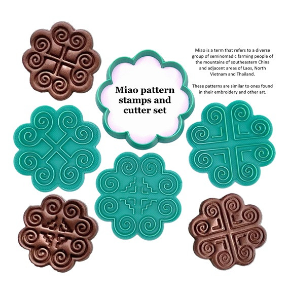 PCP Stampler Miao Stamps and Cutter Set - Poly Clay Play
