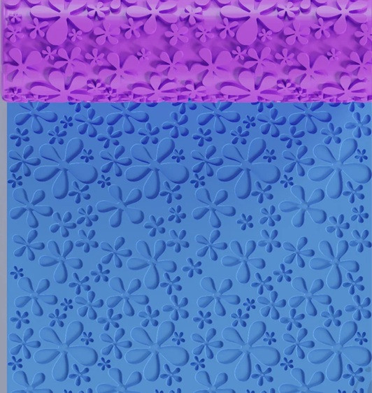 PCP Flower Texture Rollers Innie and Outie Designs - Poly Clay Play