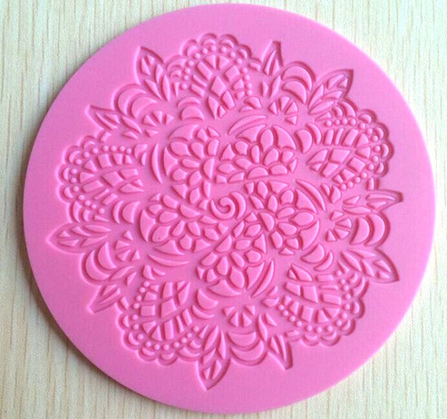 Heart Lace Silicone Mold/Mat 3 patterns - Poly Clay Play