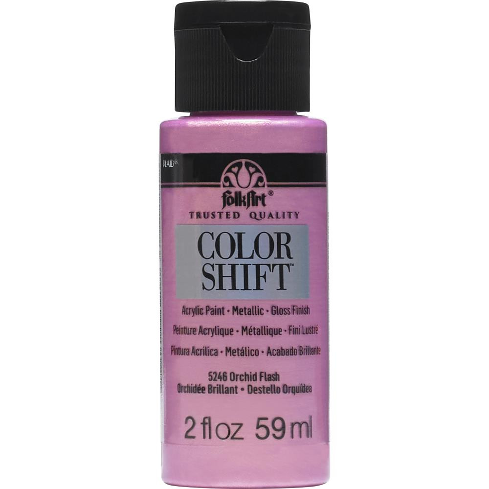 FolkArt Color Shift 2oz Paint - Aqua Flash - Poly Clay Play