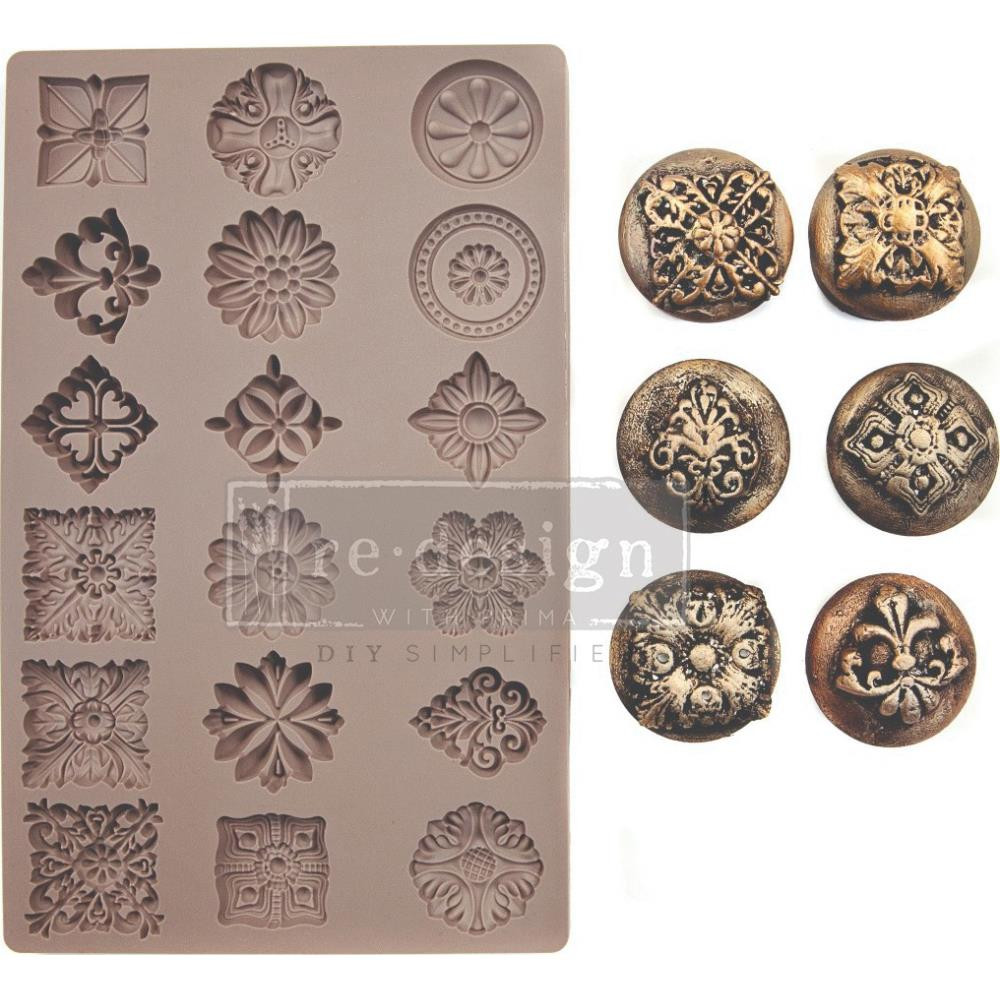 Elegant Borders Prima Mold - Poly Clay Play