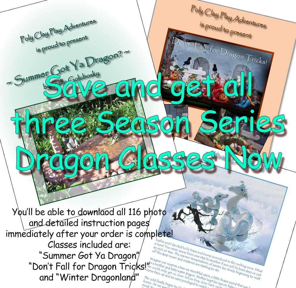 Seasons Series Don't Fall for Dragon Tricks Class - Poly Clay Play