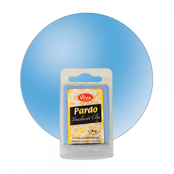 Pardo Translucent Art Clay Light Blue - Poly Clay Play