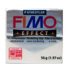 Fimo Effect Glitter White - Poly Clay Play