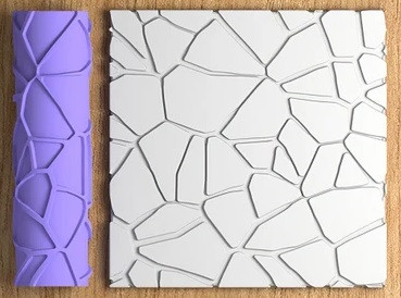 PCP Let's Take a Walk Seamless Texture Roller - Poly Clay Play