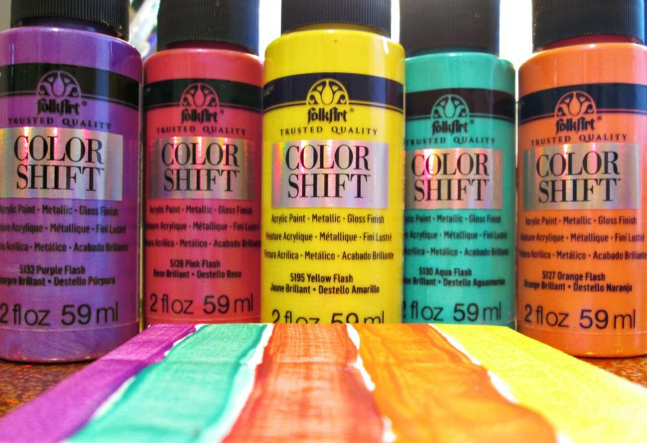 Inks, Paints, Varnish & Waxes - Paints - Color Shift Paint by FolkArt ...
