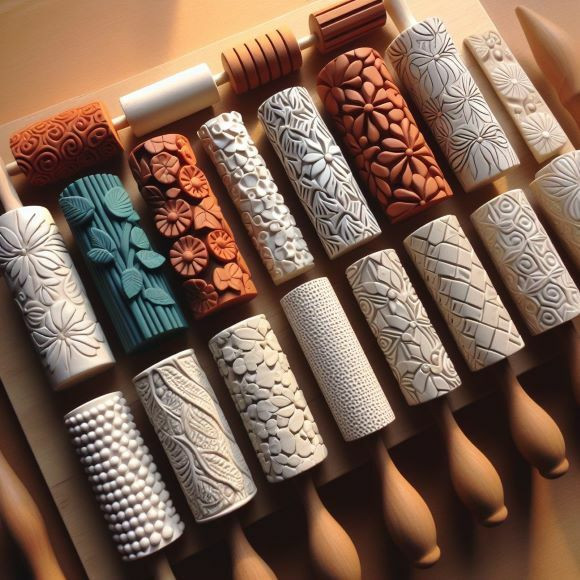 Rubber Stamps and Textures