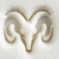 Rams Head Stamp - Poly Clay Play