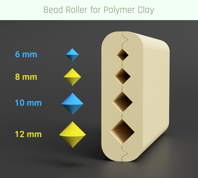Cutters, Molds, Stamps & More - Bead Rollers - Page 1 - Poly Clay Play