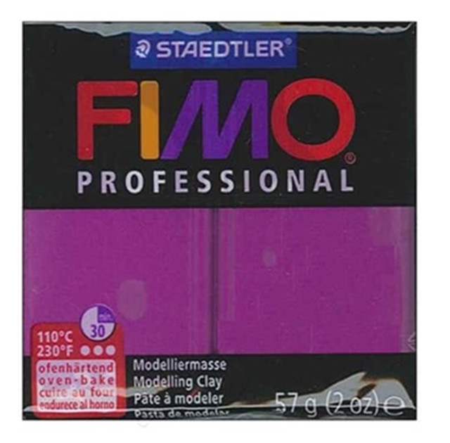 Fimo Professional Polymer Clay - Black 2oz - Poly Clay Play