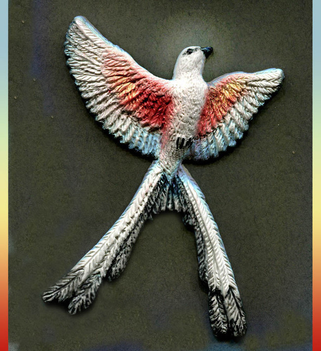 Scissor Tail Flycatcher Mold - Poly Clay Play