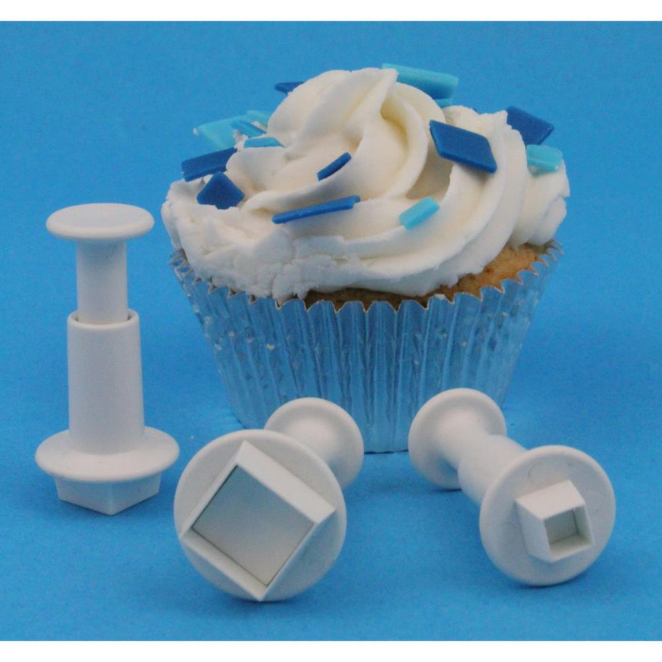 Diamond Plunger Cutters Set - Poly Clay Play