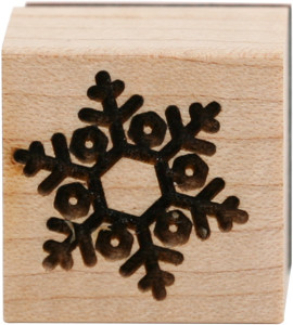 Snowflake TextureStax set of 6 round Stamps - Poly Clay Play