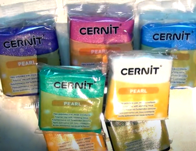 Clay - Polymer and More - Cernit - Cernit Pearl - Poly Clay Play