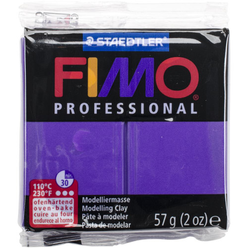 Fimo Professional Polymer Clay - Purple - Poly Clay Play
