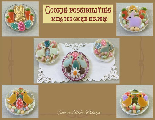 Dollhouse Miniature Cookies by Lisa Engler - Poly Clay Play