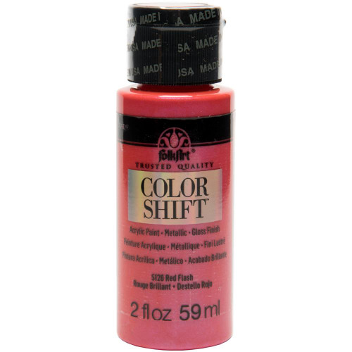 FolkArt Color Shift 2oz Paint - Red Flash - Poly Clay Play