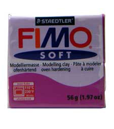 Fimo Soft Polymer Clay - Purple - Poly Clay Play
