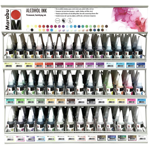Free Marabu Alcohol Inks PDF Brochure and Color Charts - Poly Clay Play