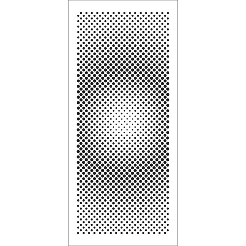 Stencil Halftones 4 x 9 - Poly Clay Play