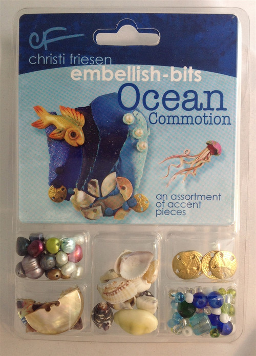 Christi Friesen's Embellish-bits Ocean Commotion - Poly Clay Play