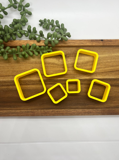 PCP Rounded Corner Square Cutters - Poly Clay Play