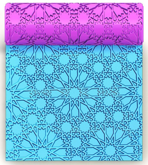 PCP Moroccan Stars Seamless Texture Roller - Poly Clay Play