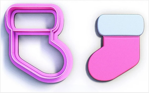 PCP Christmas Sock Cutters - Poly Clay Play
