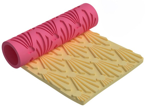 PCP Romantic Hearts Seamless Texture Roller - Poly Clay Play