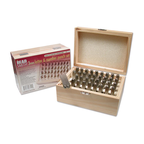 Alphabet and Number Punch Sets with Storage - Poly Clay Play