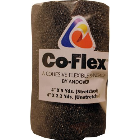 CoFlex® Flexible Cohesive Bandage - 4" Black