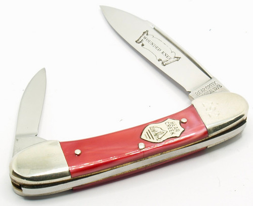1978 Taylor Cutlery Canoe 3 Knife Set Famous Western America Indian ...