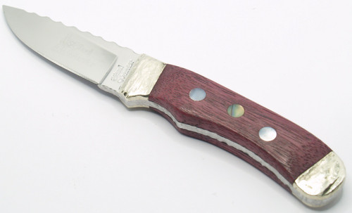 NWKC Custom Fixed Blade Hunting Knife Purple Heart Wood - Northwest ...