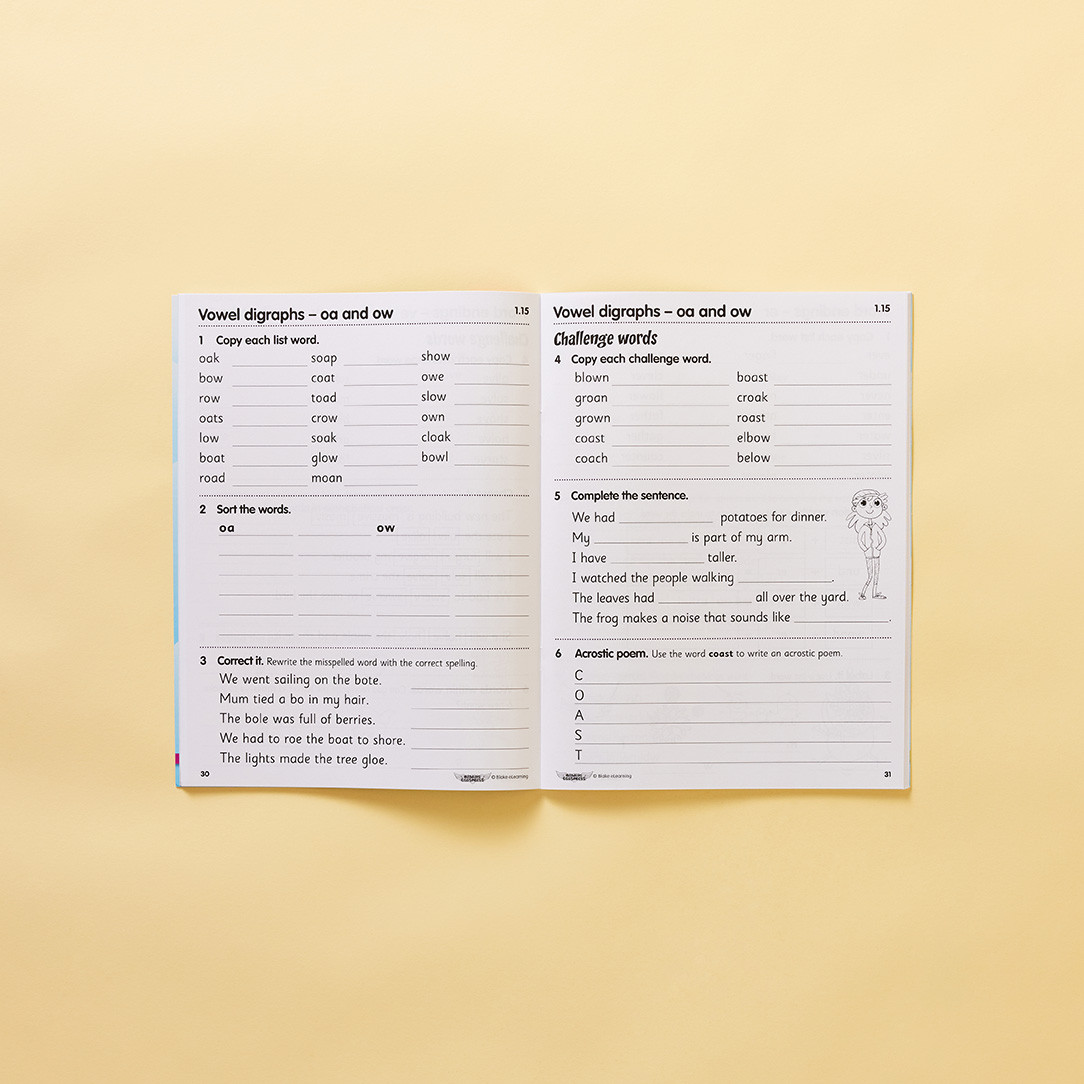 Year 1 Spelling Workbook – Spelling Practice Worksheets in Year 1 ...