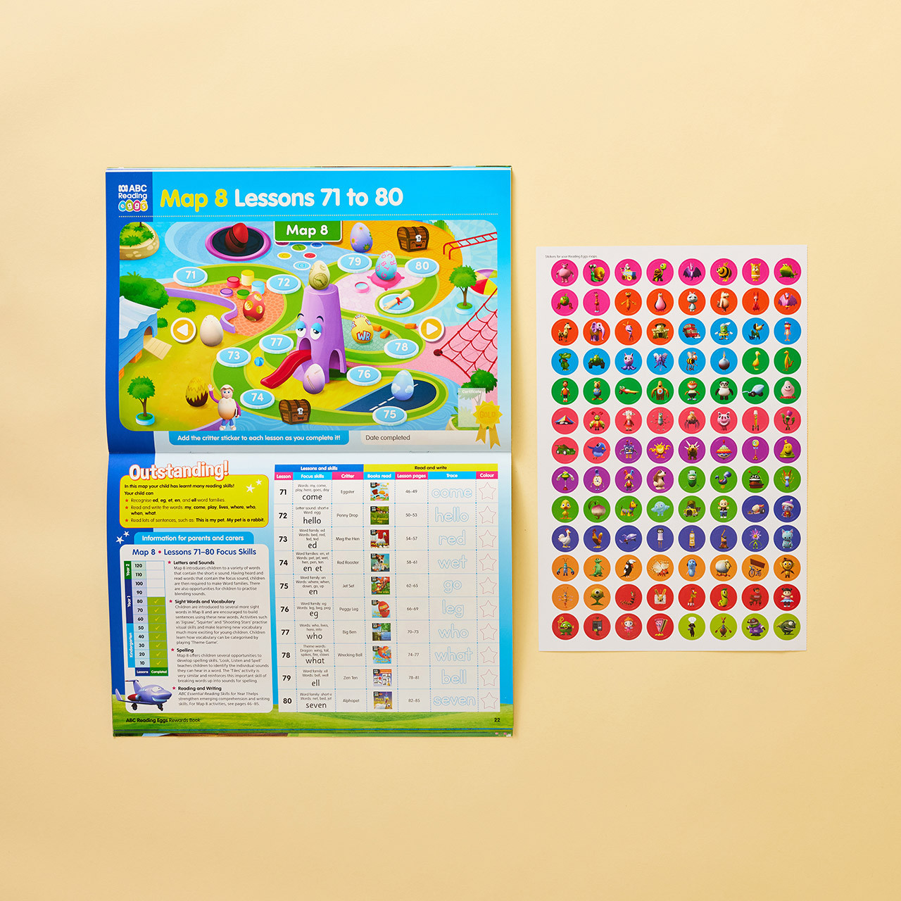 Reading Eggs Rewards Sticker Book | Reading Eggs Shop in Reading Eggs ...