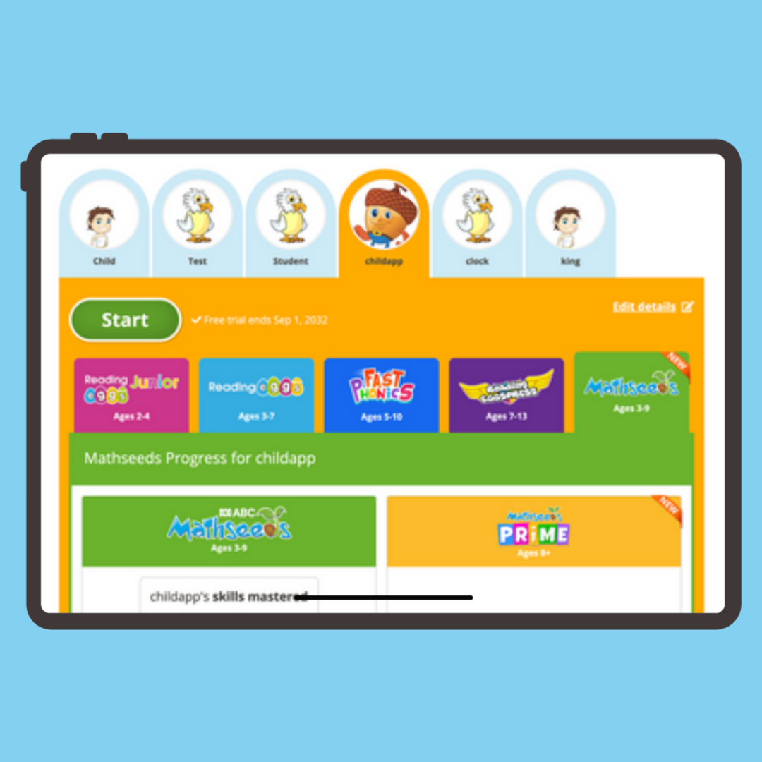 12 Month Program Access to Mathseeds | Reading Eggs Shop in 12 Month ...