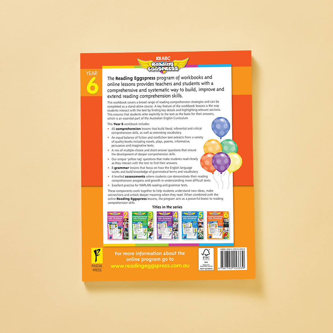 Year 6 Reading Comprehension and Grammar Workbook in Year 6 Reading ...