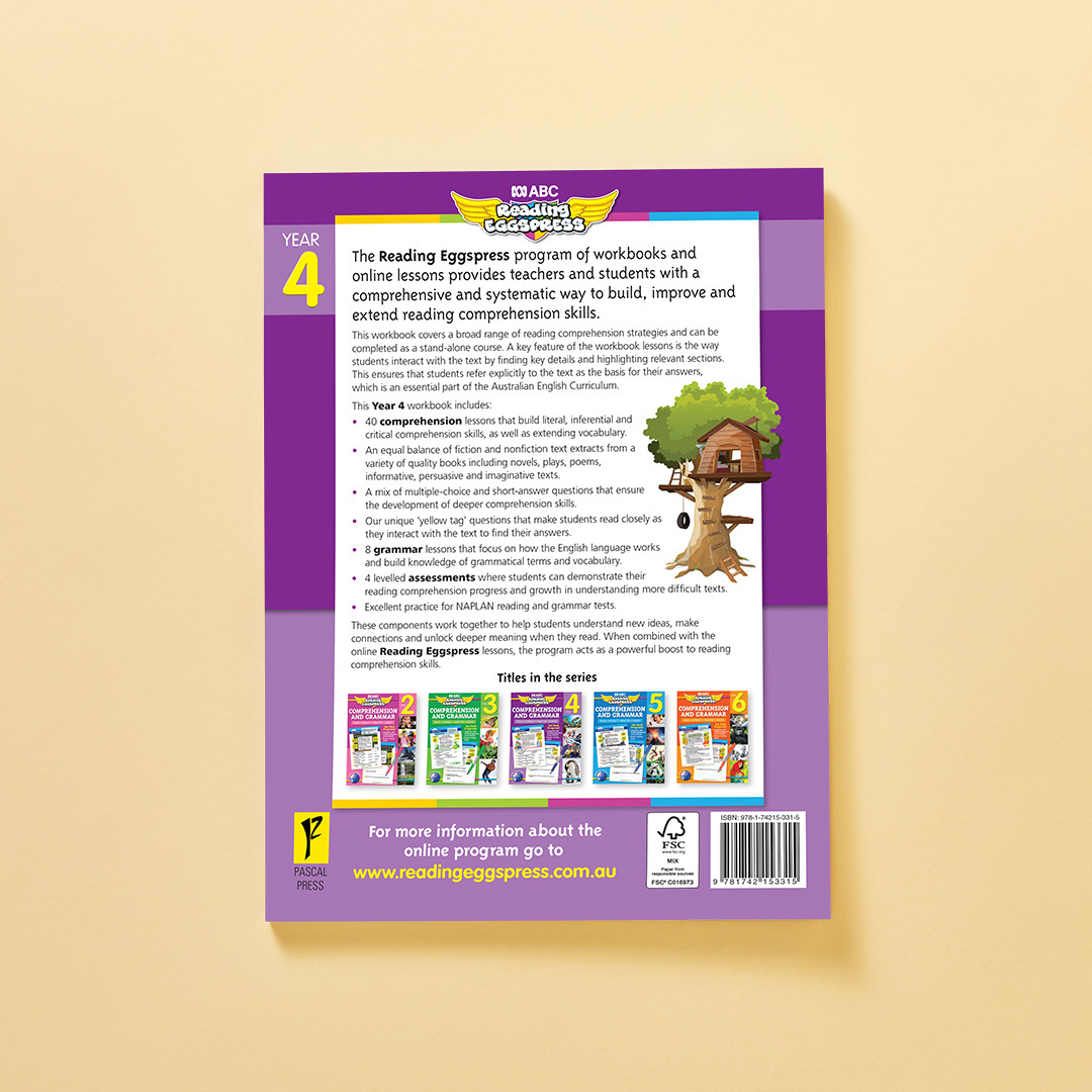 Year 4 Reading Comprehension and Grammar Workbook in Year 4 Reading ...