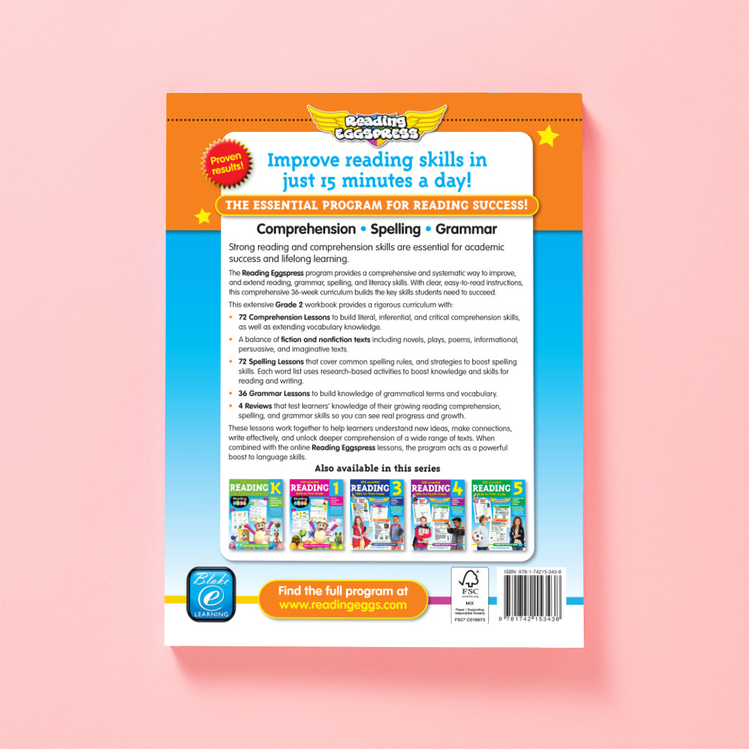 Grade 2 Reading Workbook – 200 Reading Skills for 2nd Grade in Grade 2 ...